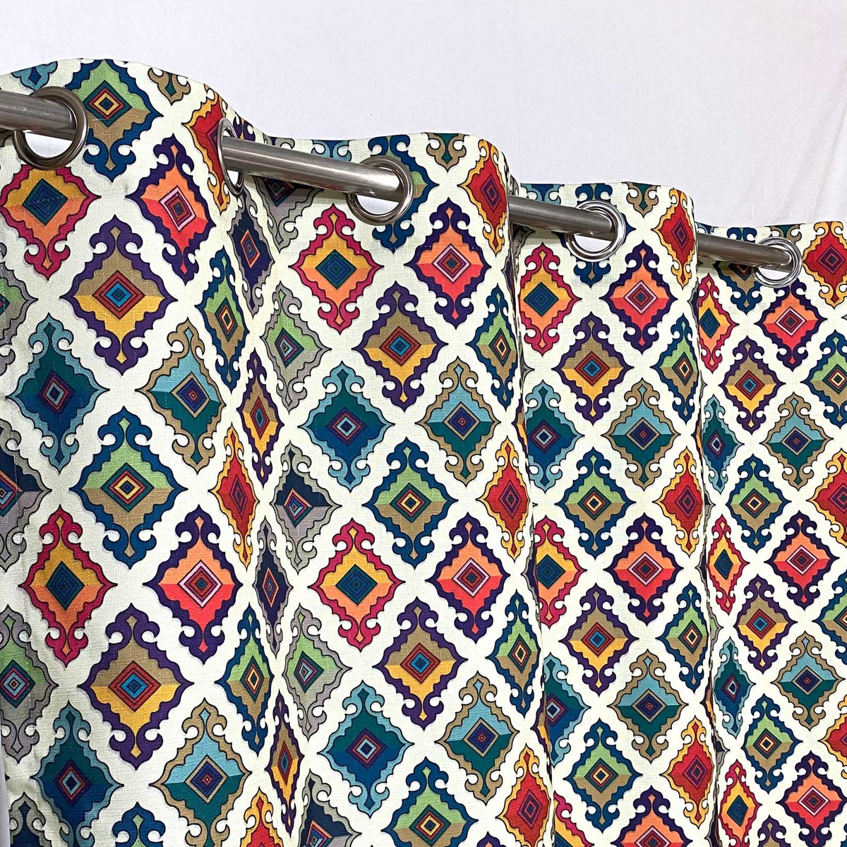 Digital Printed Multi Motif Curtain – Darodeewar