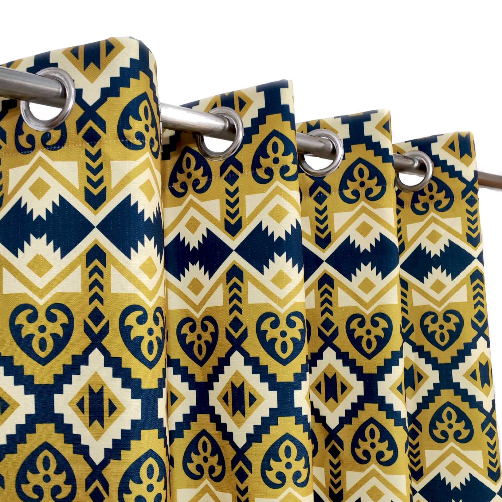 Digital Printed Curtain Sindhi Motif