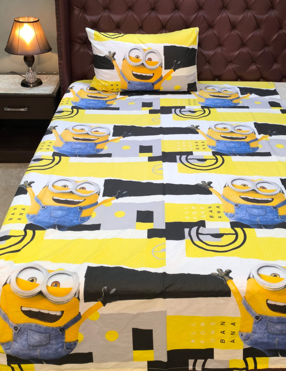 Minion Kids Bed Sheet – Darodeewar