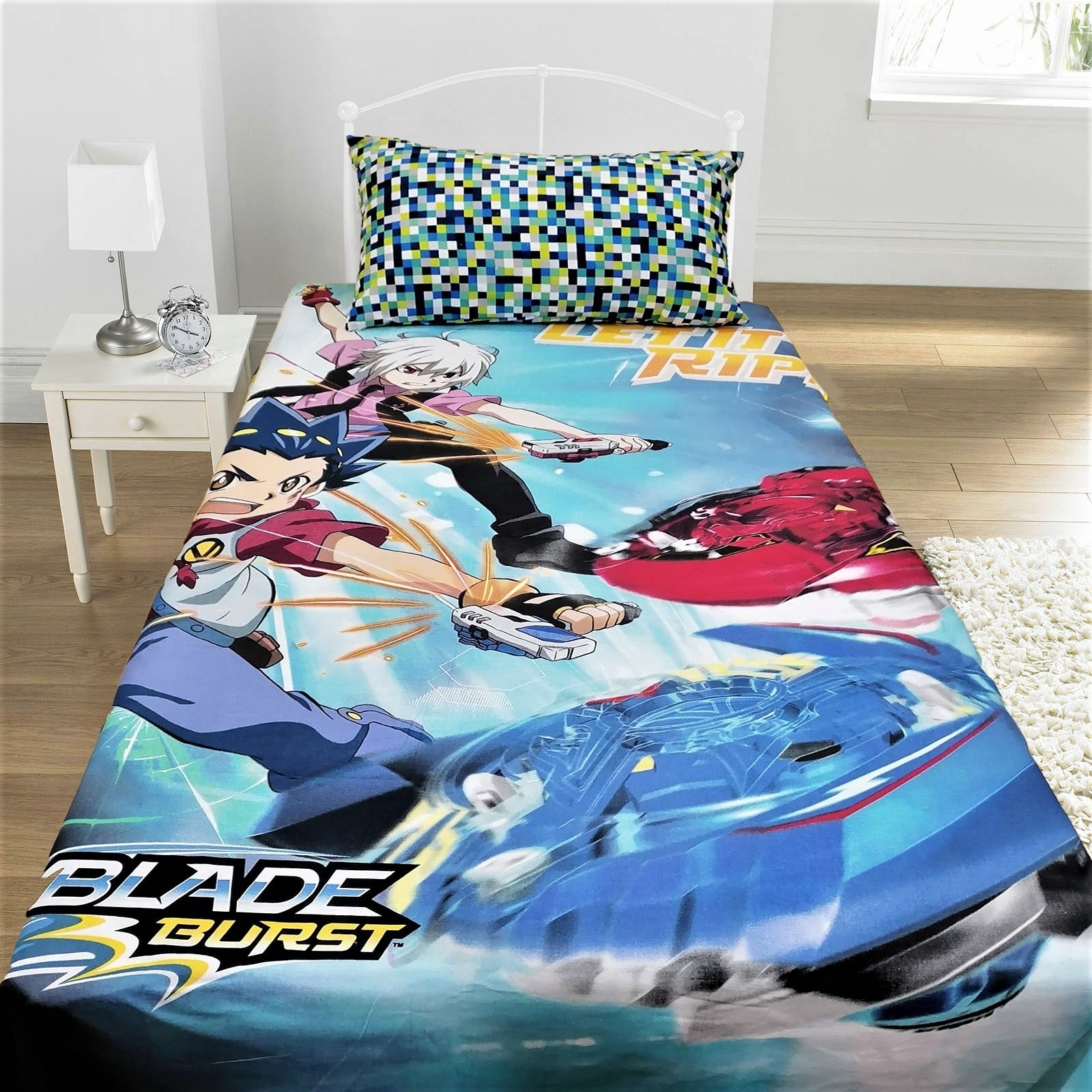 Beyblade Burst Kids Bed Sheet