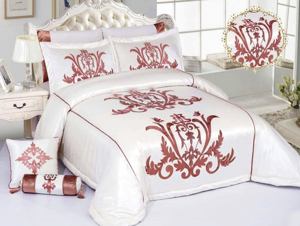 Velvet Bridal Comforter Set 8 PCS – Darodeewar